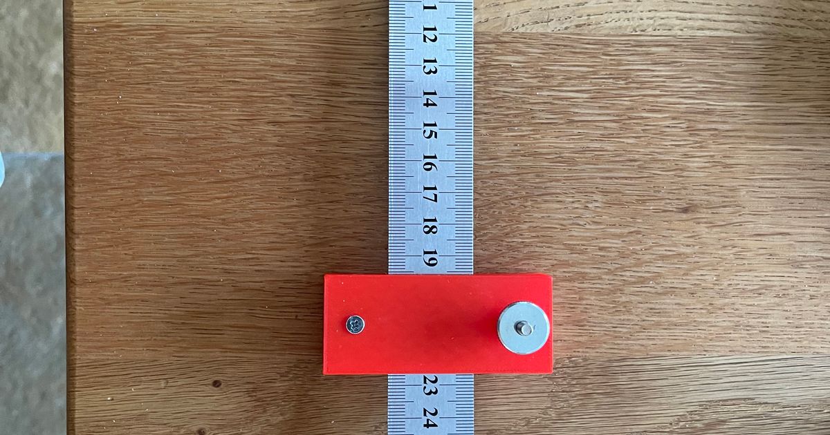 Length fixer for metal ruler by PeterSCP | Download free STL model ...
