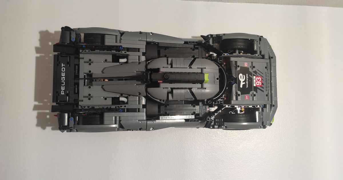 LEGO 42156 Horizontal Wall Mount by TomZiK | Download free STL model ...