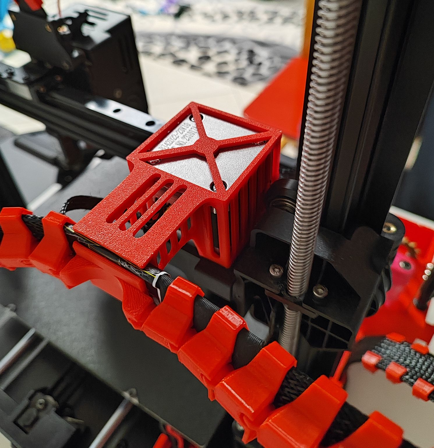 Ender 3 V3 KE - Cover X-Axis stepper motor and holder for spine cable ...