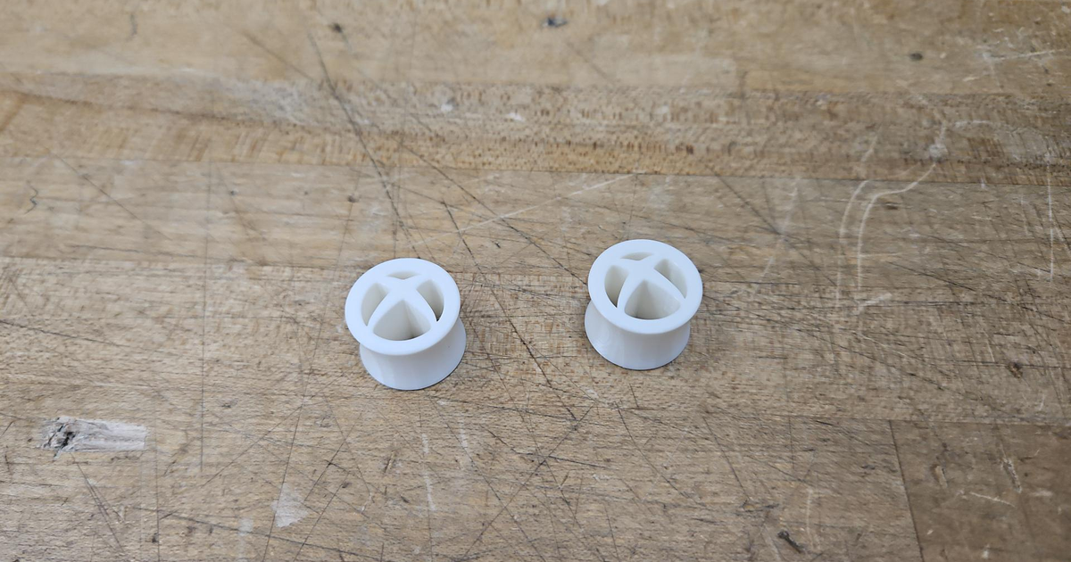 XBox Logo Ear Plugs by John Carter | Download free STL model | Printables.com