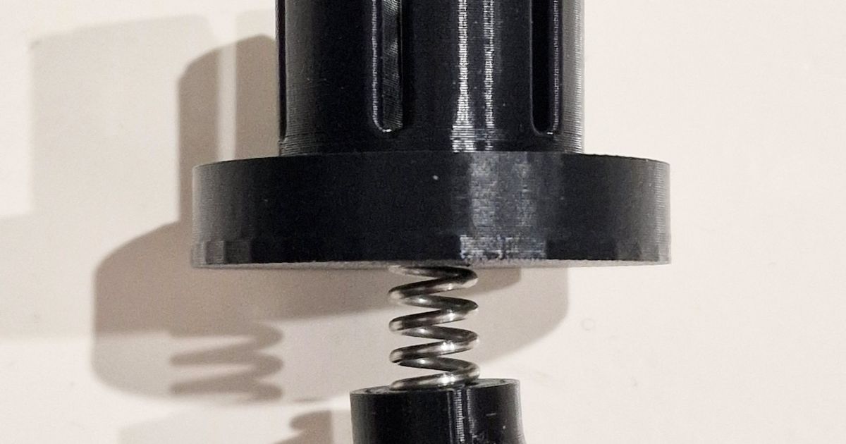 Bambu P1S Spring silencer by baze | Download free STL model ...