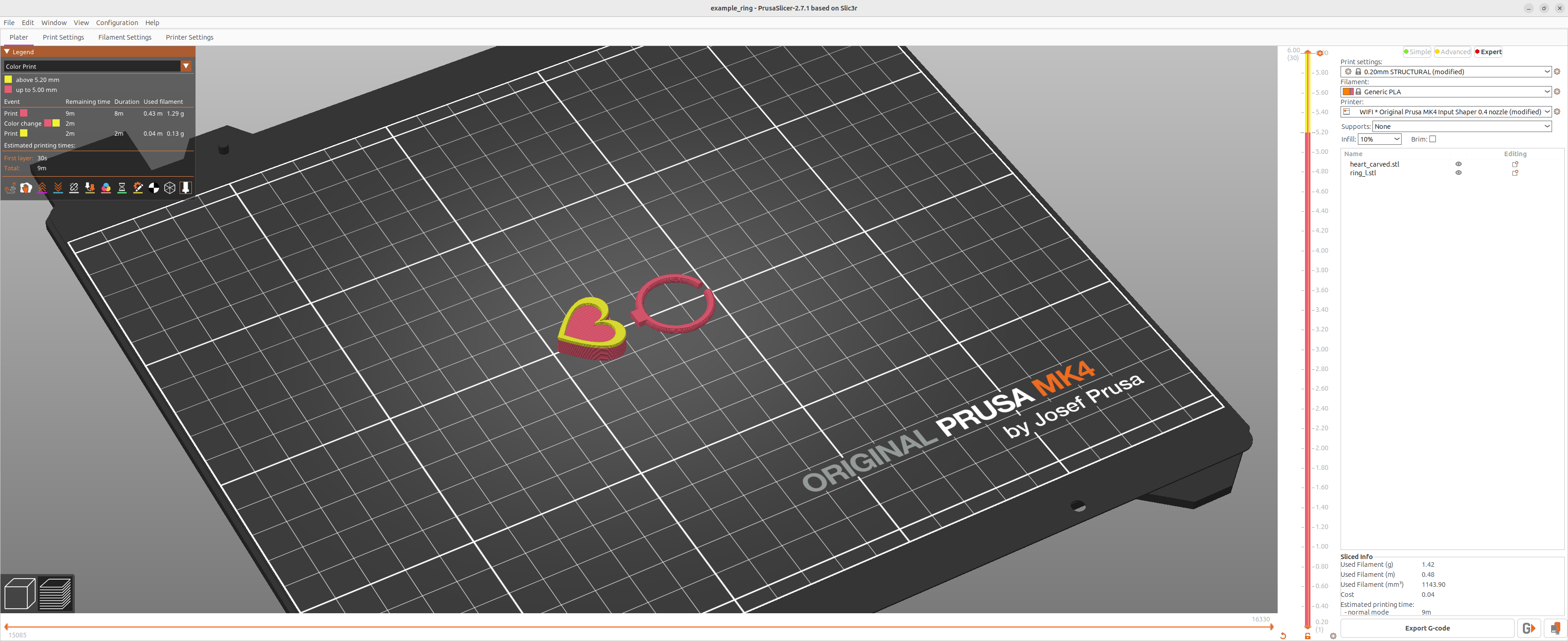 Alphabet Heart Rings - Quick Print! by Erika Heidi | Download free STL ...