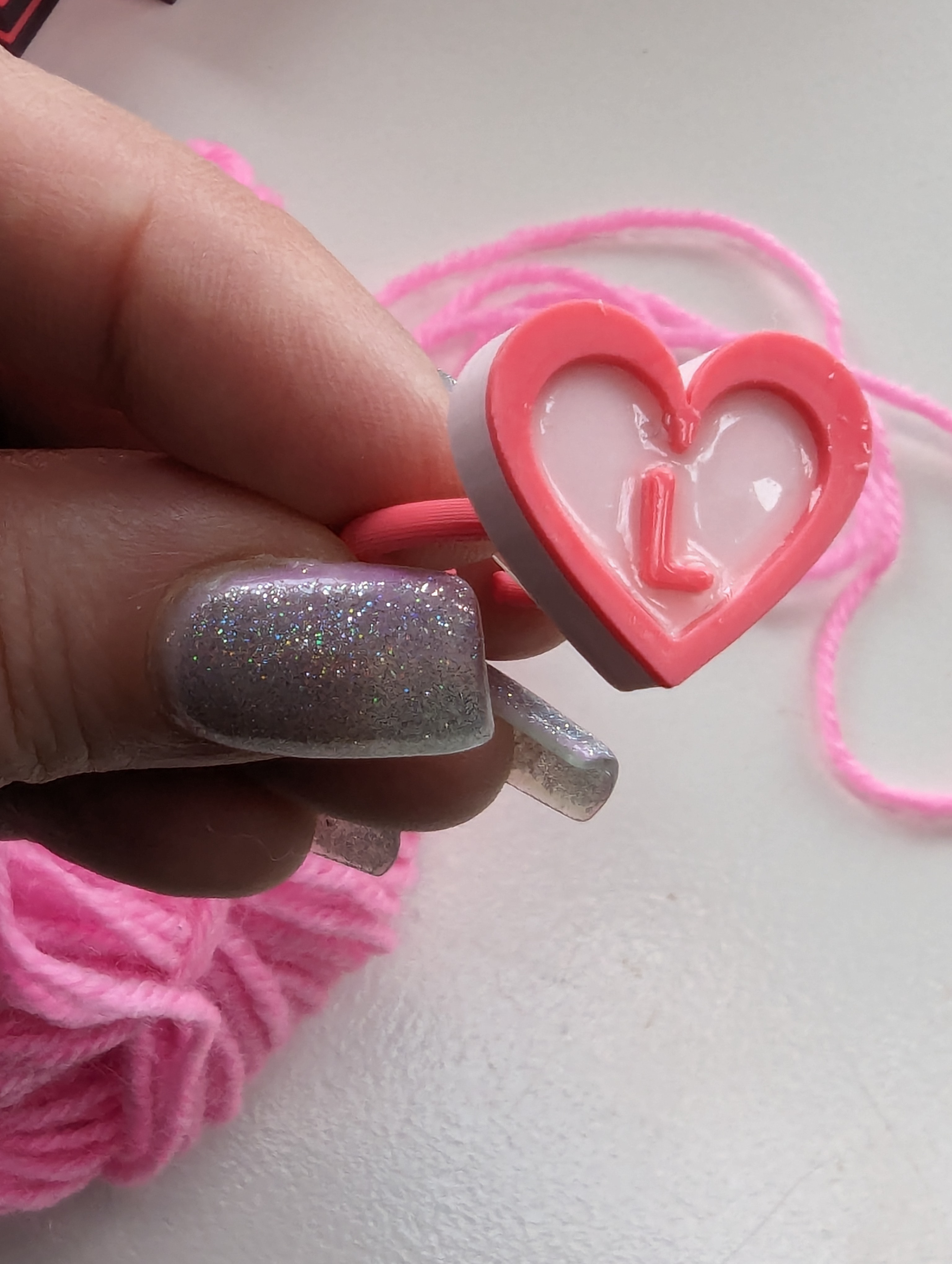 Alphabet Heart Rings - Quick Print! by Erika Heidi | Download free STL ...