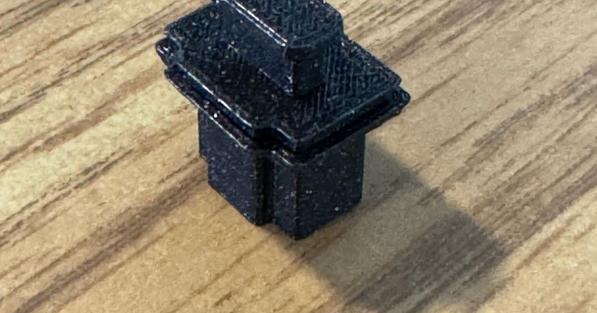 RJ45 Dust Cap with Pull Tab por mockab | Descargar modelo STL gratuito ...