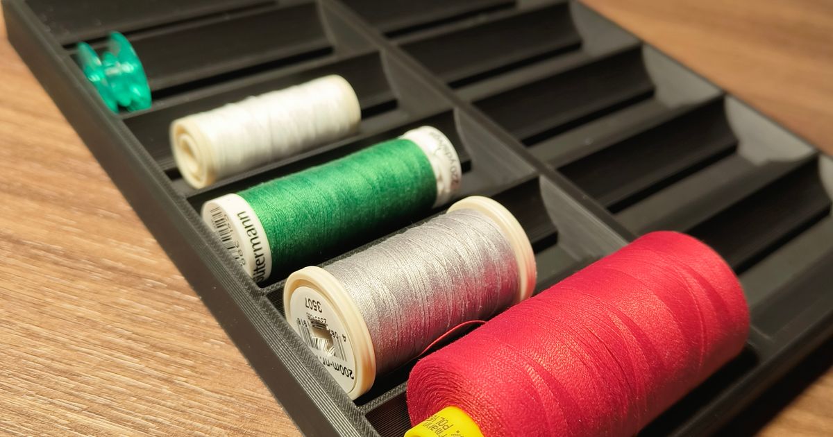 Parametric sewing thread holder by Kalle Lassila | Download free STL ...