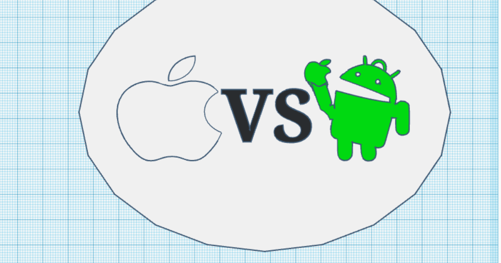 Android VS Apple sign by SplendidMouse | Download free STL model ...