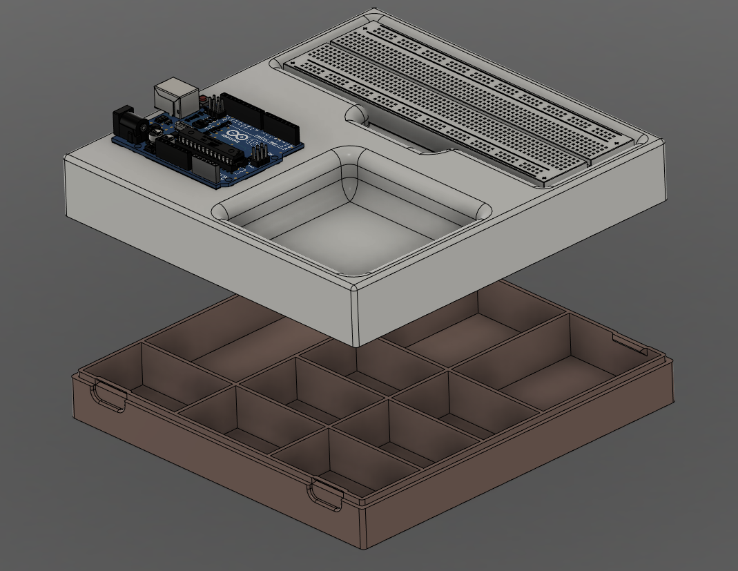 Arduino Uno Prototyping Deck by Daniel Hein | Download free STL model | Printables.com