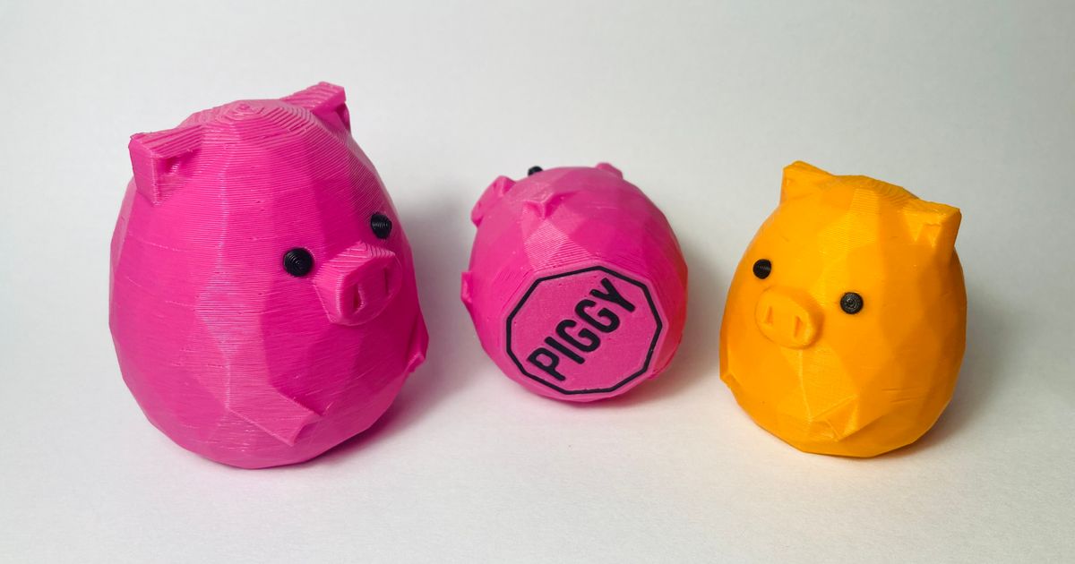 Low Poly Pig by Jan Štech | Download free STL model | Printables.com