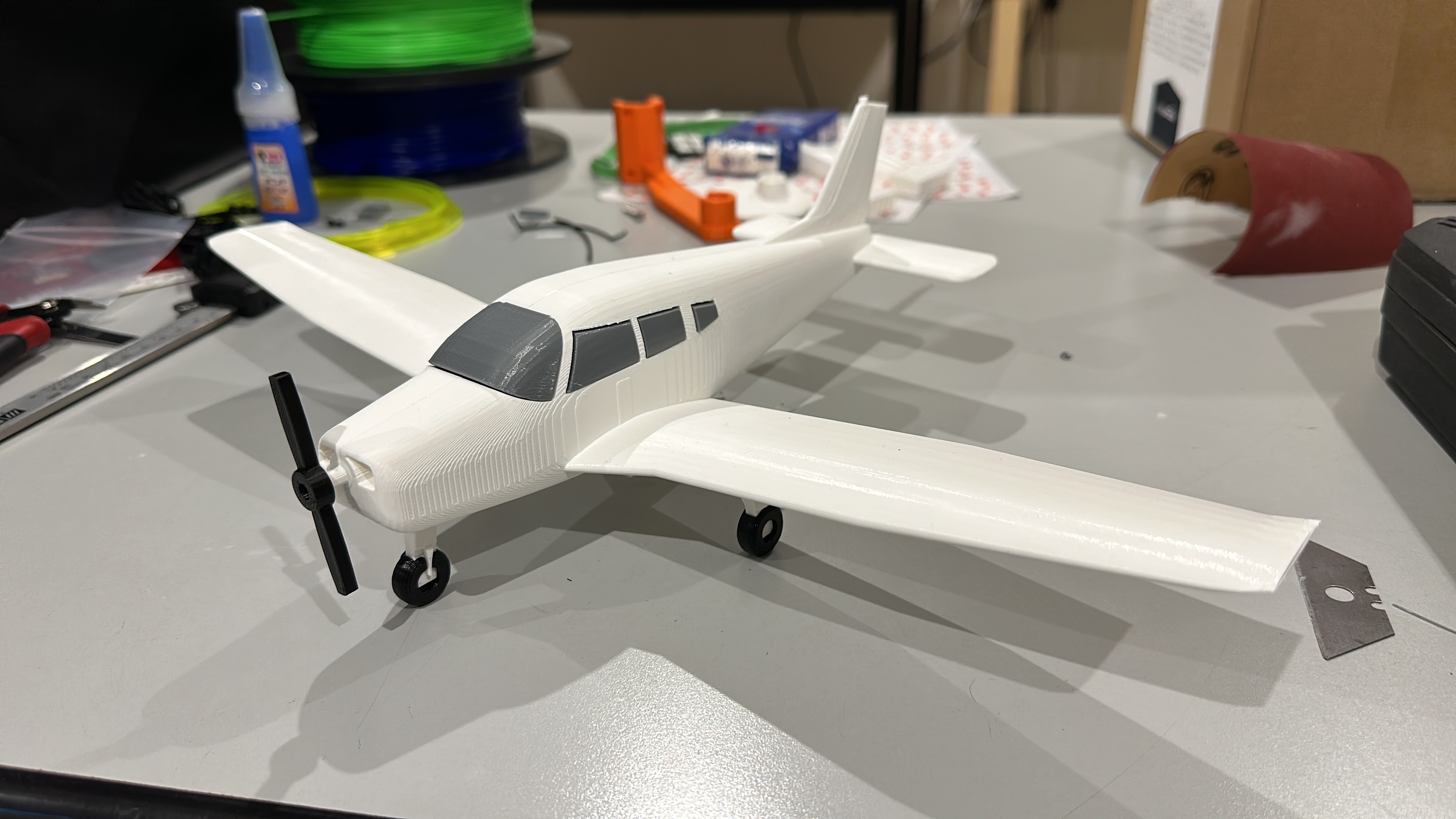 Piper PA-28 Cherokee/Warrior/Arrow by Fabiuz Krakka | Download free STL ...