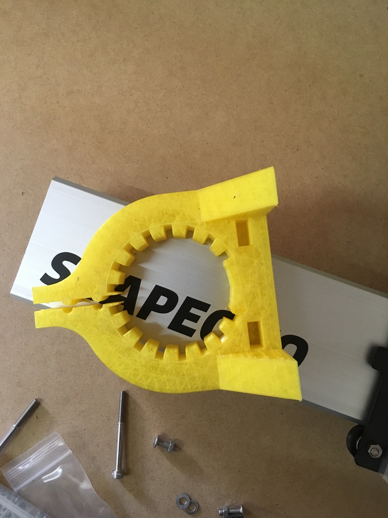 Shapeoko 3 DeWalt Spindle mount by mrmakerspace | Download free STL ...