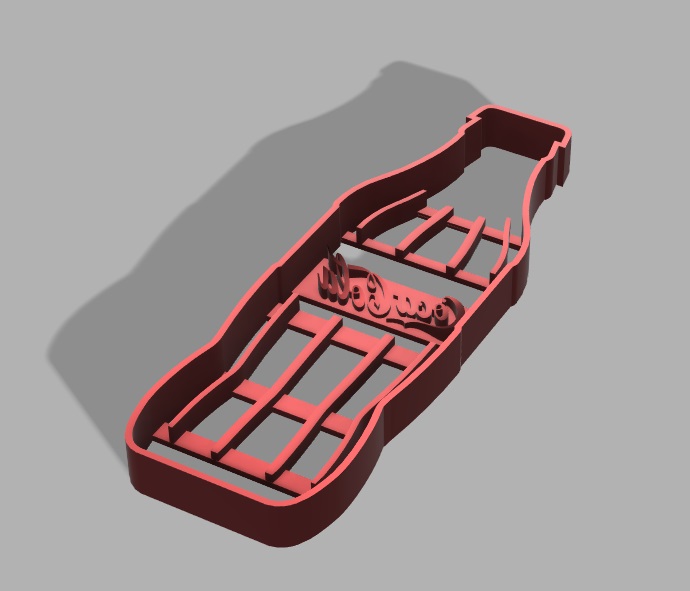 Coca-Cola cookie form cutter by R3n0va | Download free STL model ...