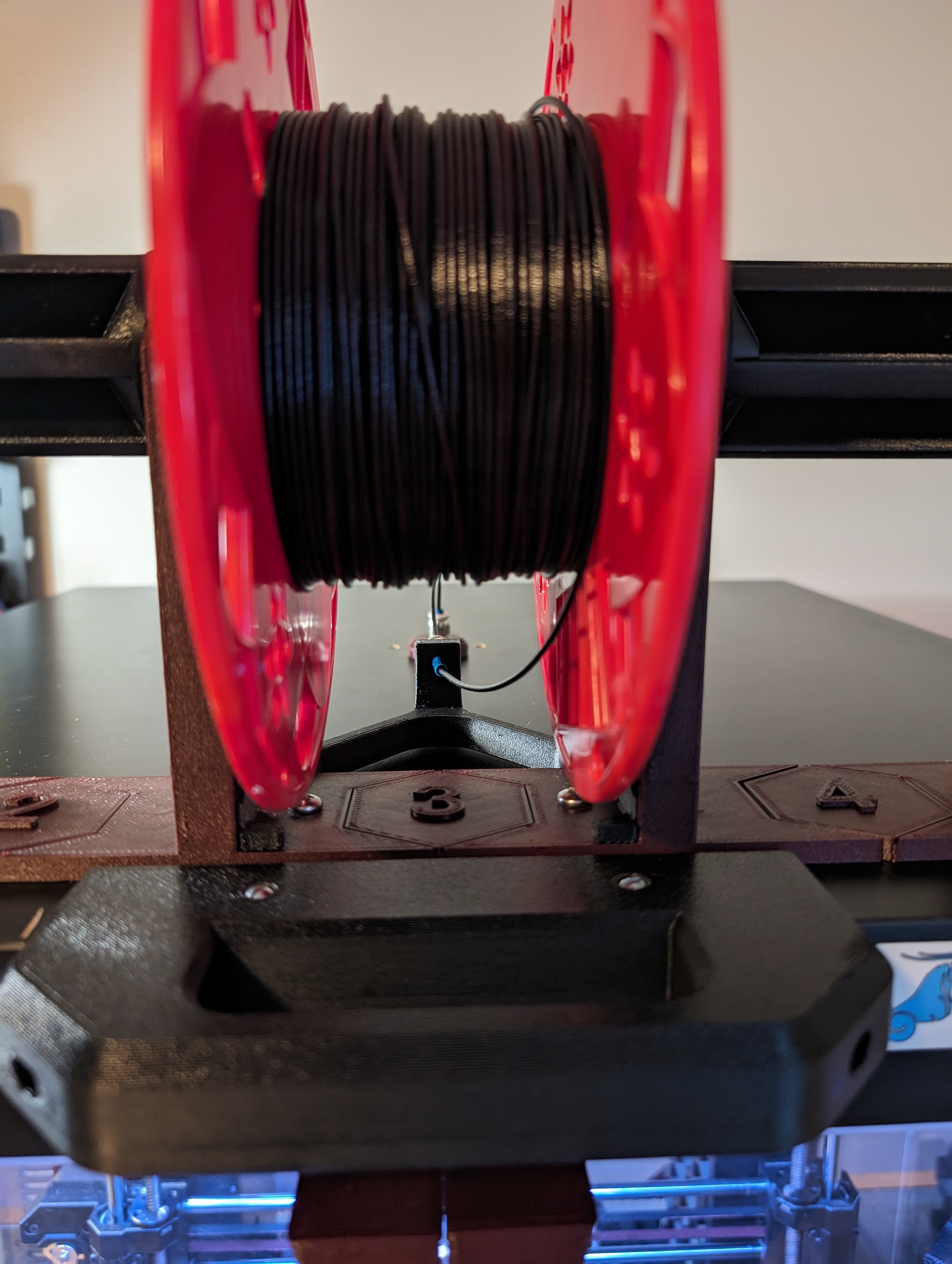 Lack Enclosure V2 Filament Guide PC4-M10 Straight-Thru by 8BitSaint ...