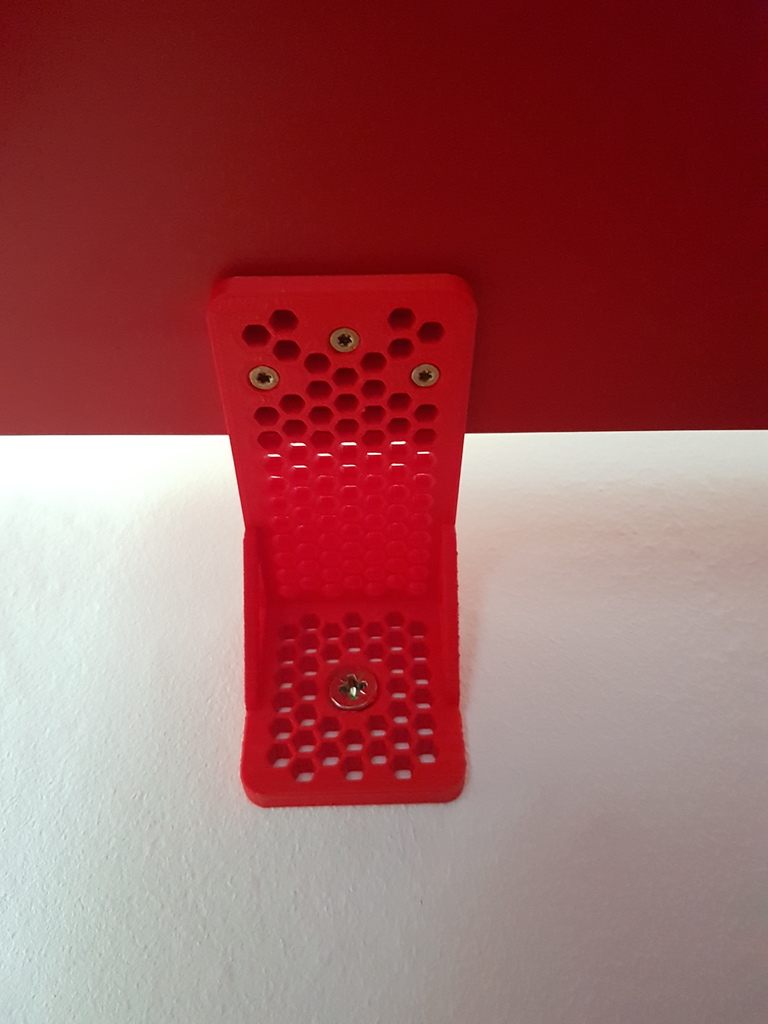 Shelf to wall secure bracket by Atu | Download free STL model ...