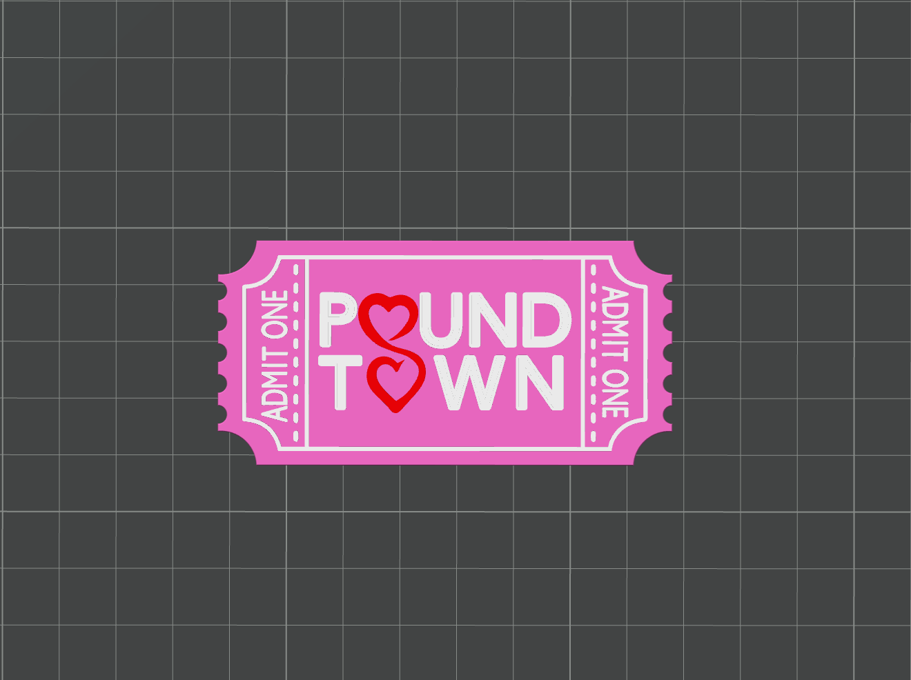Pound Town [Love Edition Ticket] by Kevin | Download free STL model ...