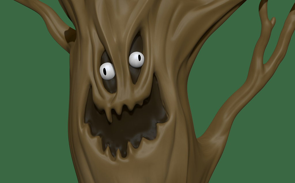 Haunted Tree by uppalong | Download free STL model | Printables.com