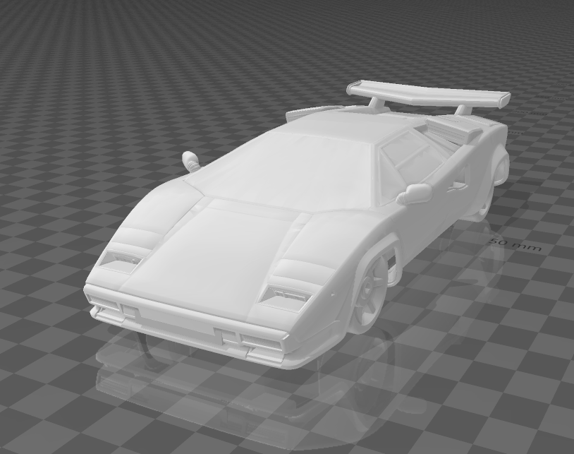 Open Z V16 Lamborghini Countach Turbo 1985 90mm Wheelbase von KAYMOST ...