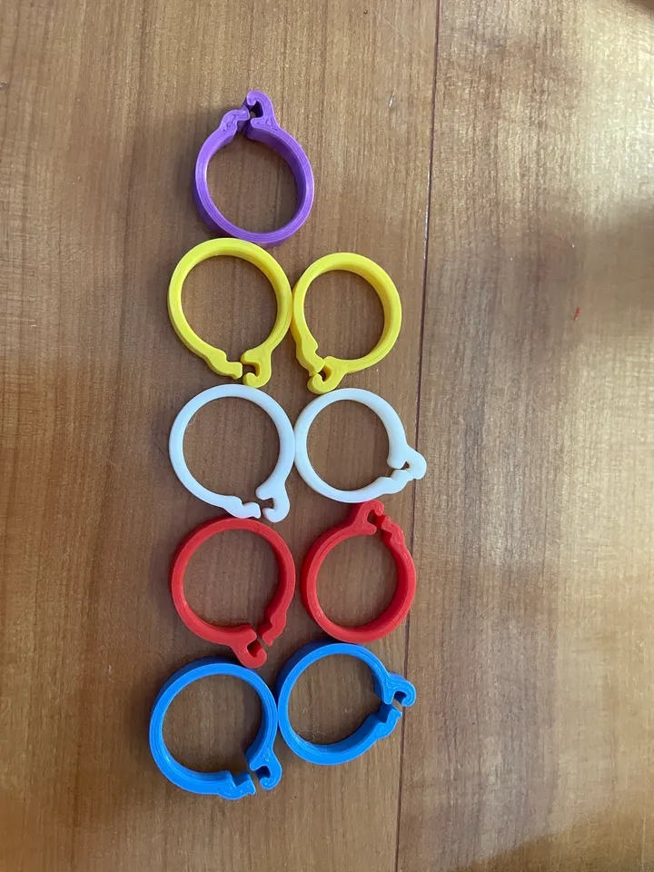 Chicken ID ring by TDog | Download free STL model | Printables.com
