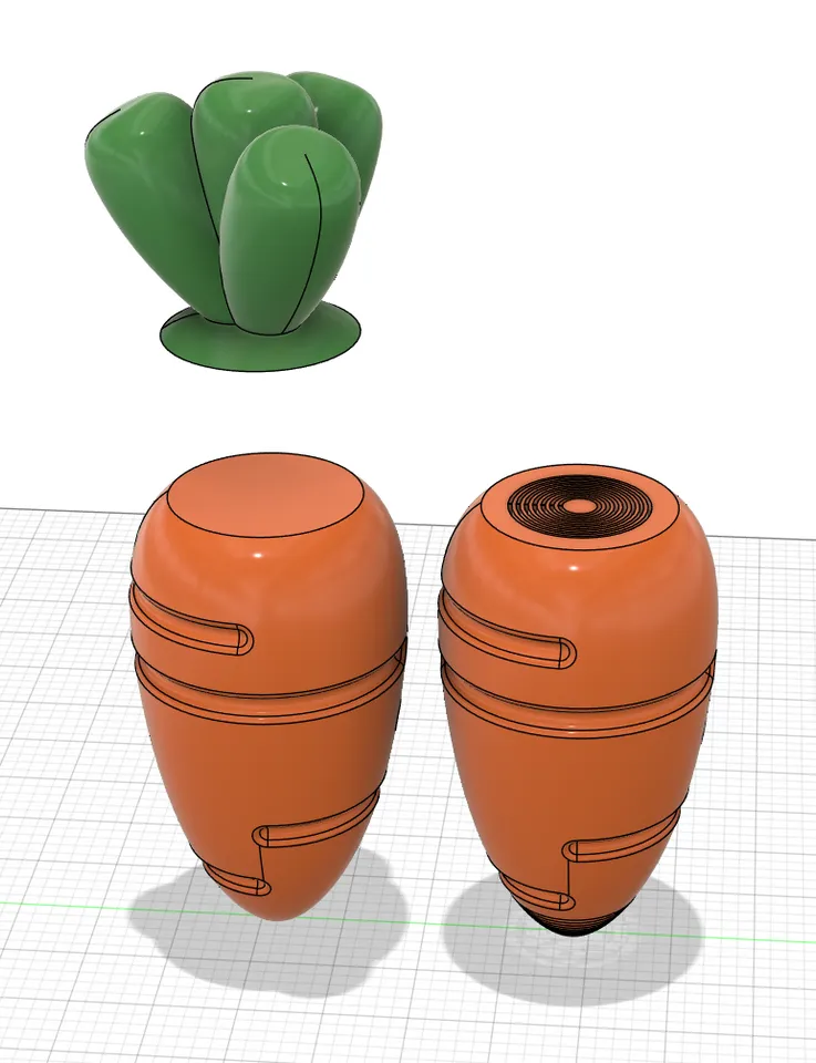 Collapsing Carrot Sword by Maekri | Download free STL model ...