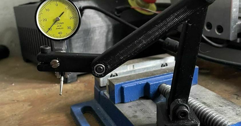 dial indicator support cnc by AG- TRONICS | Download free STL model ...