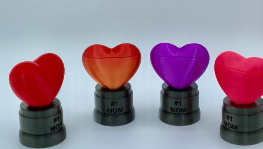 Heart Trophy with magnetic lid gift box by Fadings | Download free STL ...