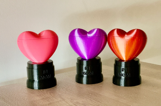 Heart Trophy with magnetic lid gift box by Fadings | Download free STL ...