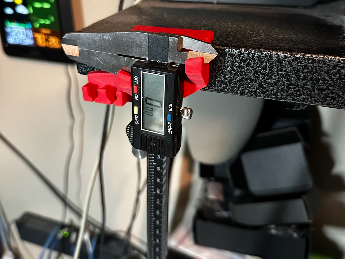 Digital Caliper Metal Shelf Mount with battery storage (Gladiator ...