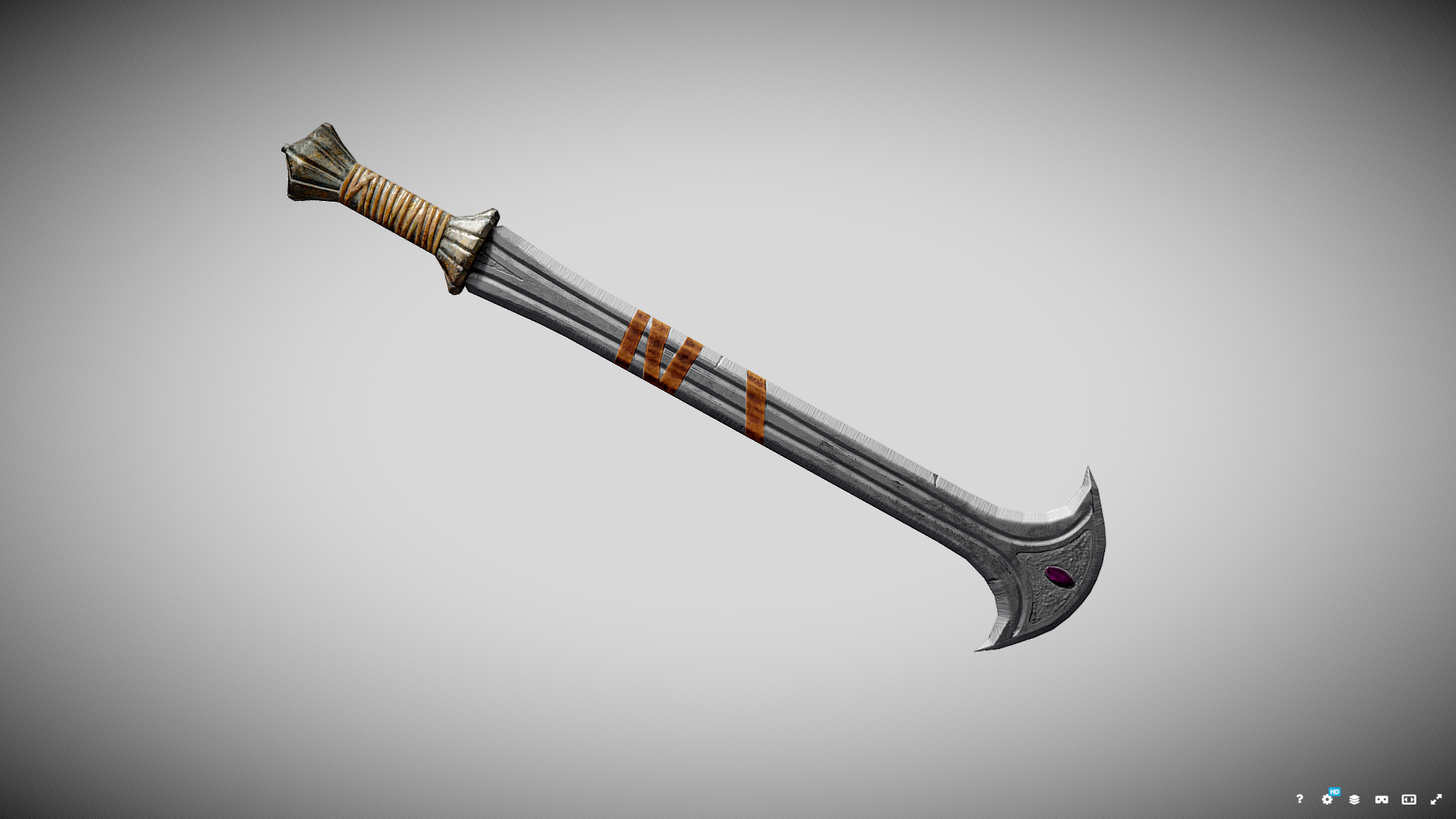 African Konda Sword by PrintOliveIt | Download free STL model ...
