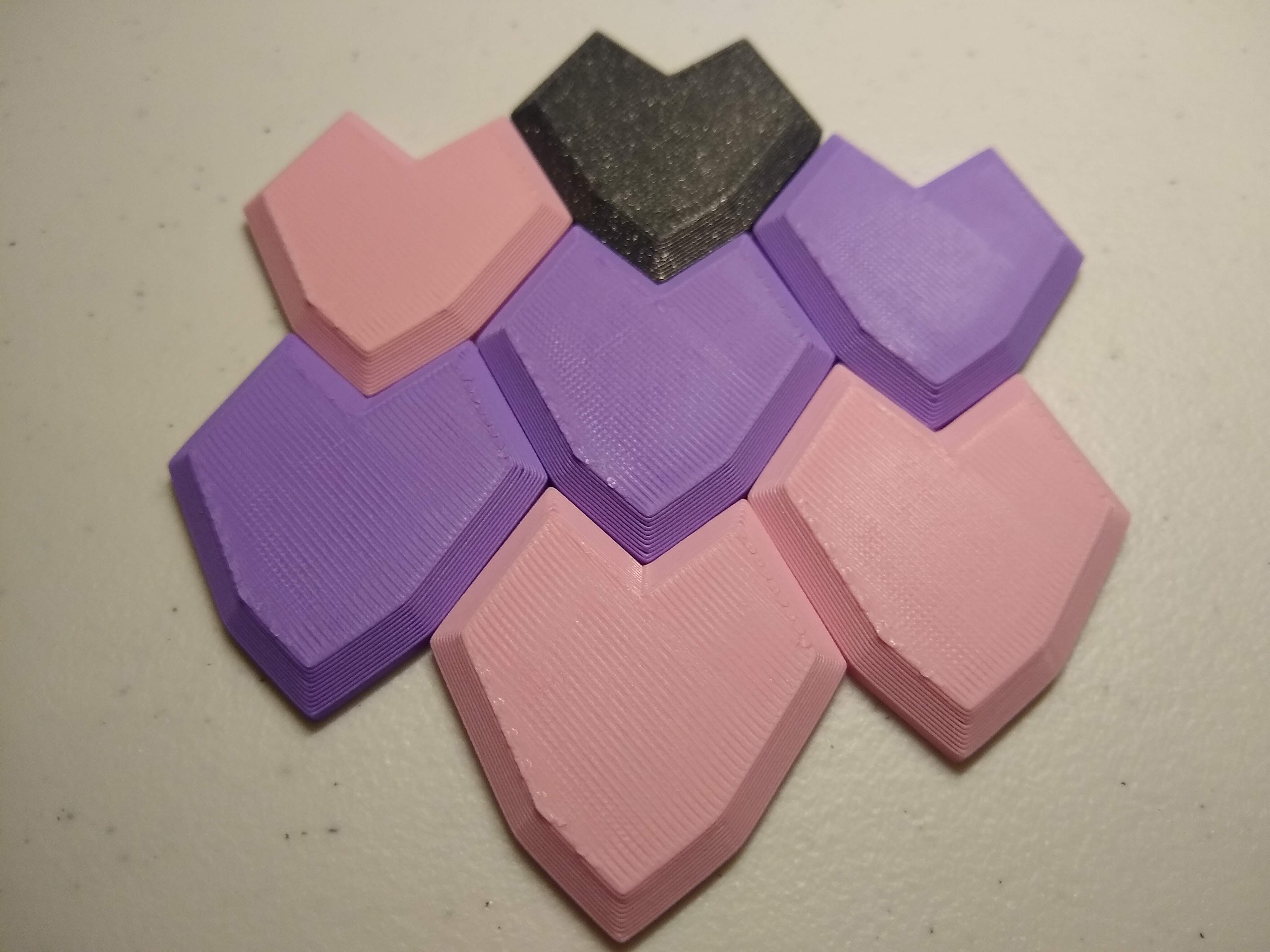 Infinite Love Heart Tessellating Tiles by Yxaj | Download free STL ...