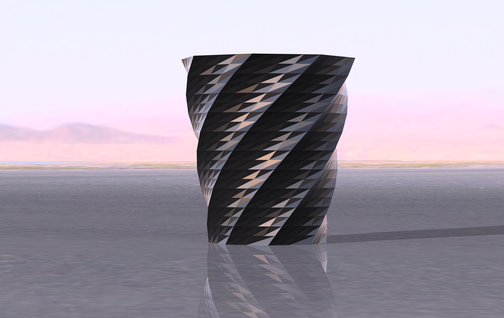 Vase Low Poly Triangle Design by Chris1250 | Download free STL model ...
