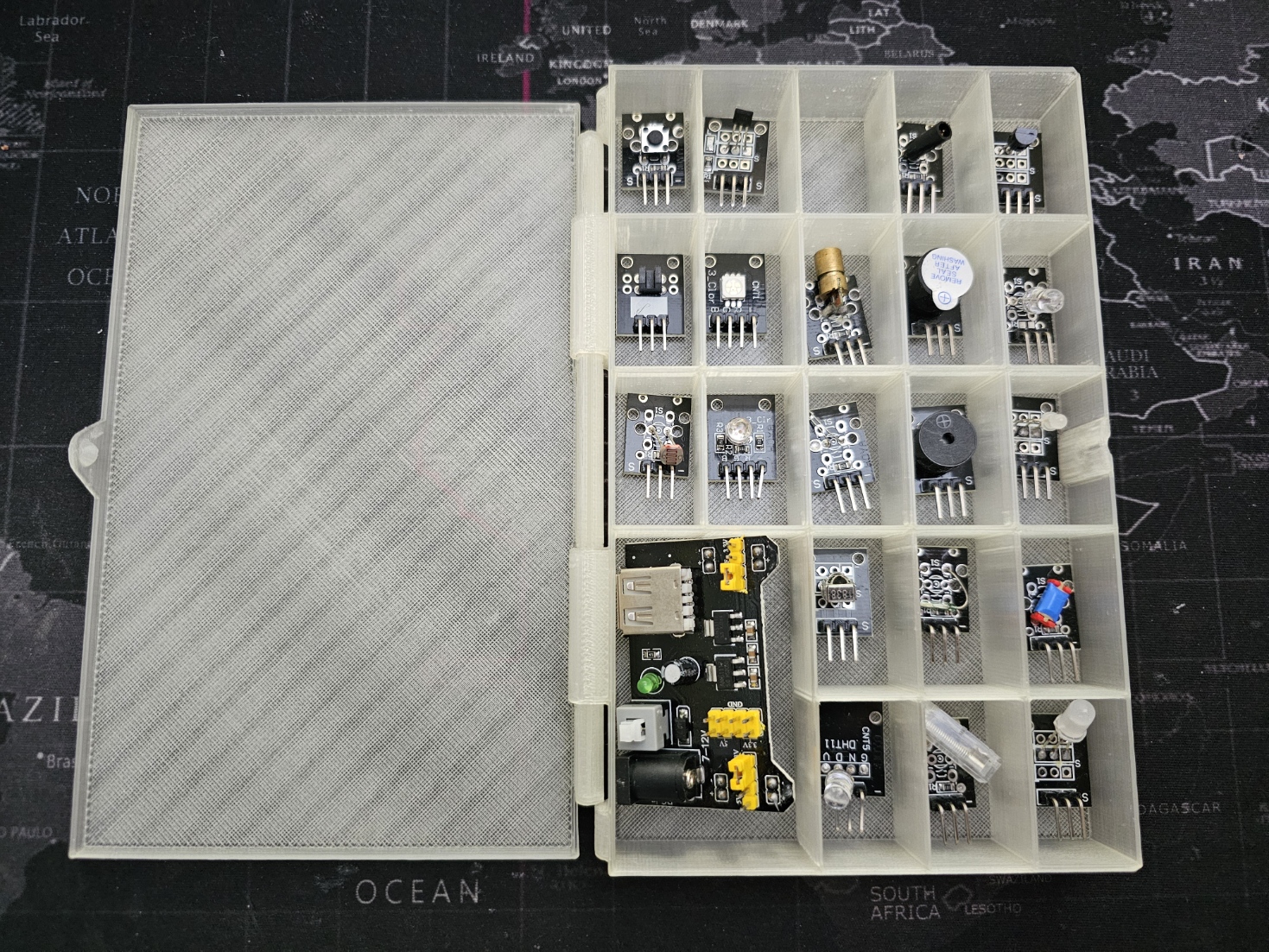 Sensor Storage Case by BluE_BrO | Download free STL model | Printables.com