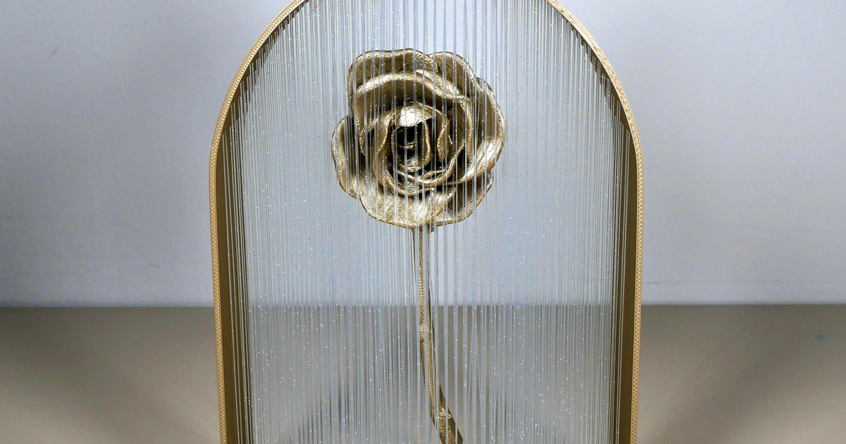Suspended Rose String Art by 3DPrintBunny | Download free STL model ...