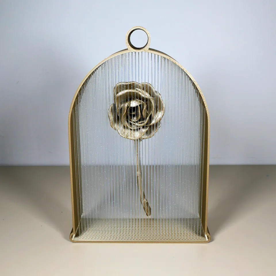 Suspended Rose String Art by 3DPrintBunny | Download free STL model ...