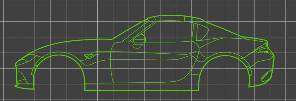 Mazda MX-5 ND RF Silhouette Wall Art by Adam Swint | Download free STL ...