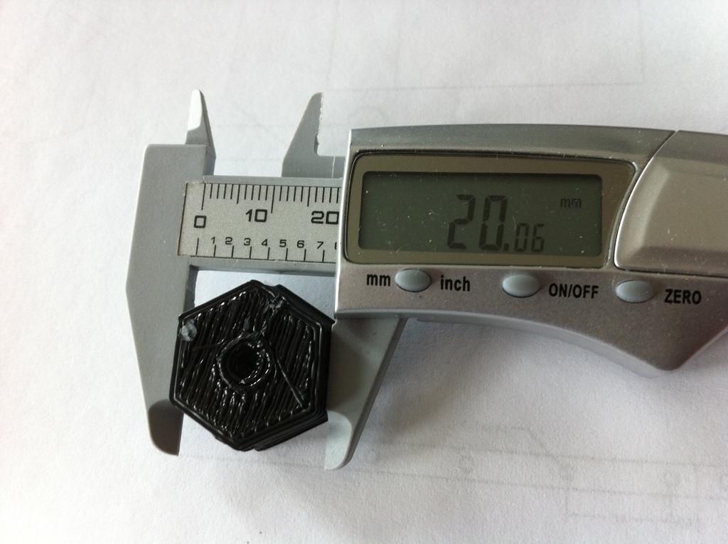 Hexagon Calibration Block by Dna | Download free STL model | Printables.com