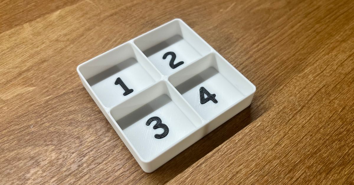Numbered Sorter by Peter H. | Download free STL model | Printables.com