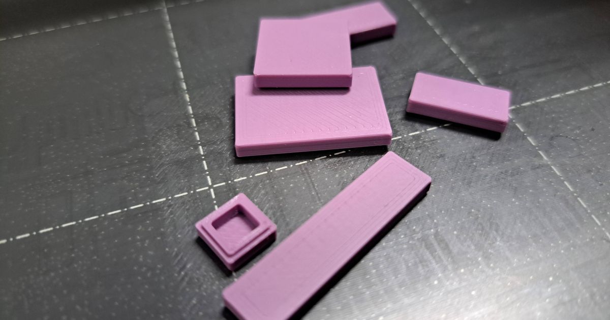 Parametric Tile with Groove LEGO compatible by mauriko | Download free ...