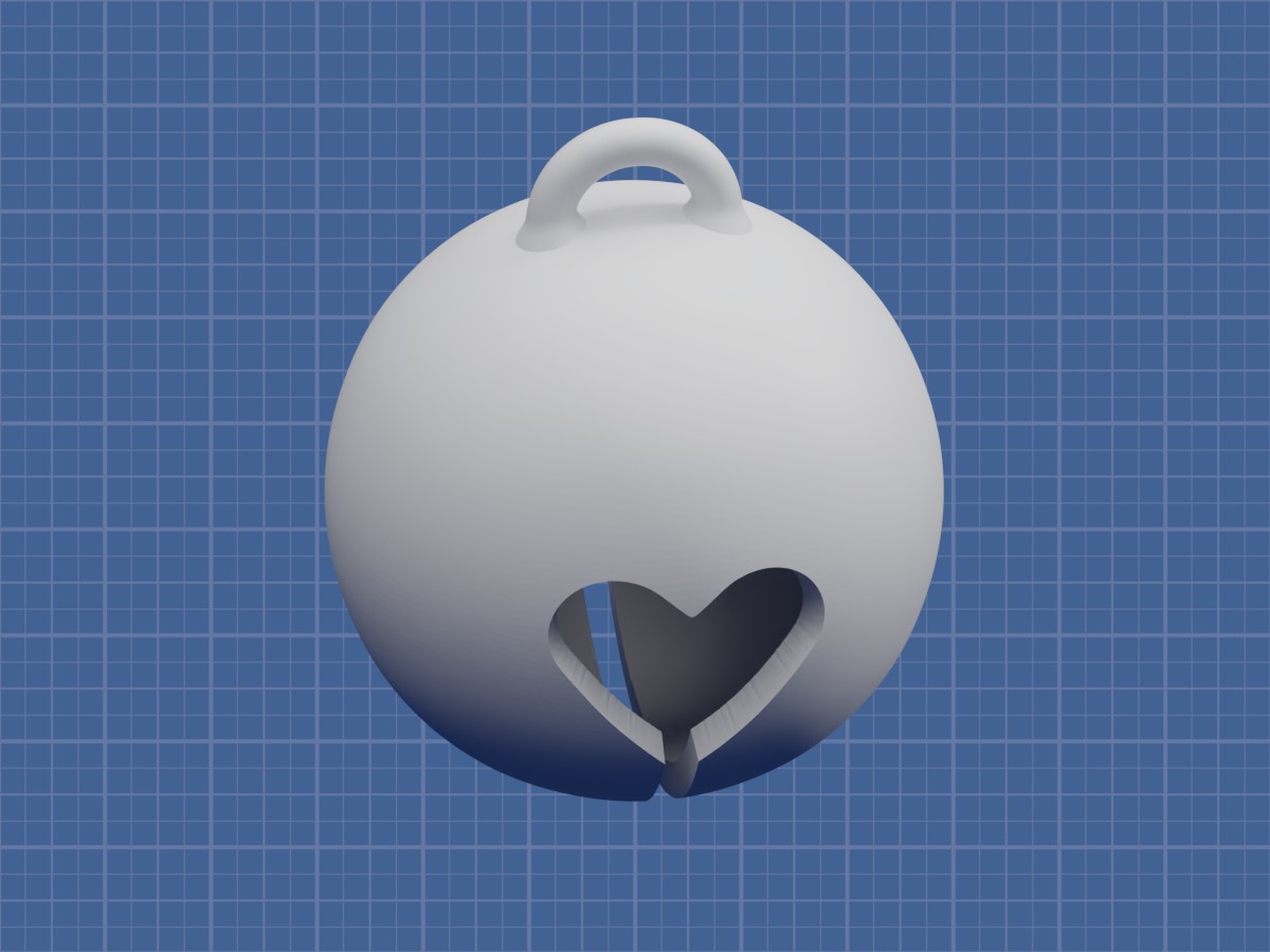 Heart Bell prop by Fisk400 | Download free STL model | Printables.com
