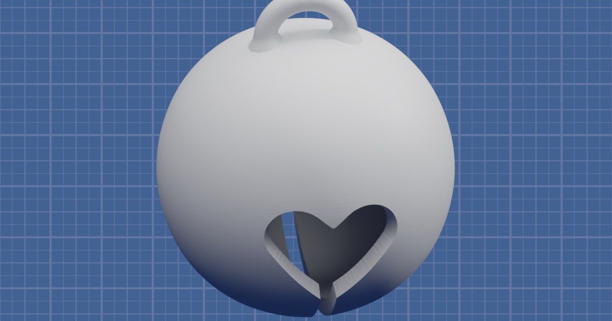 Heart Bell prop by Fisk400 | Download free STL model | Printables.com