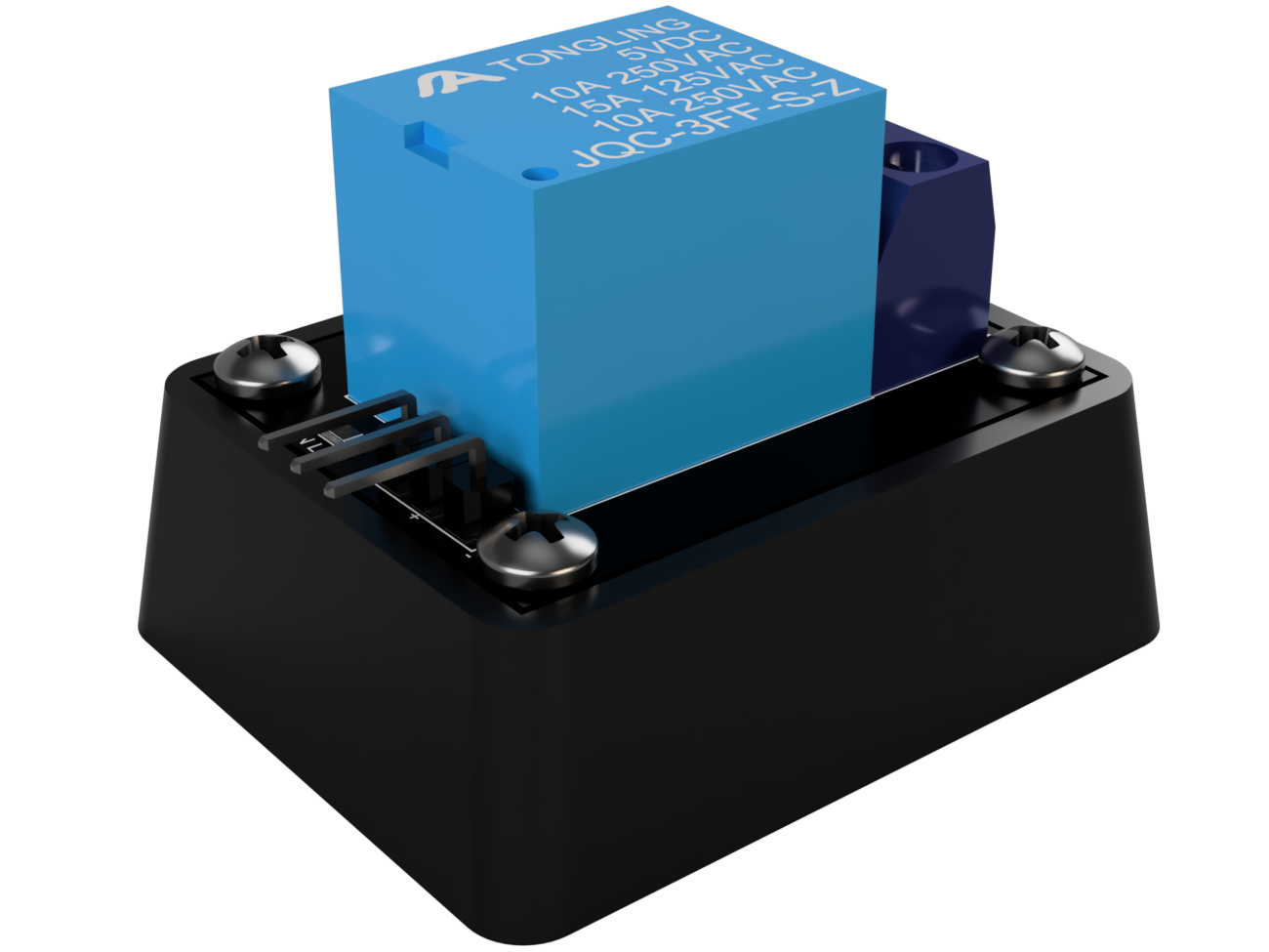 Relay Magnetic Holder by BluE_BrO | Download free STL model ...