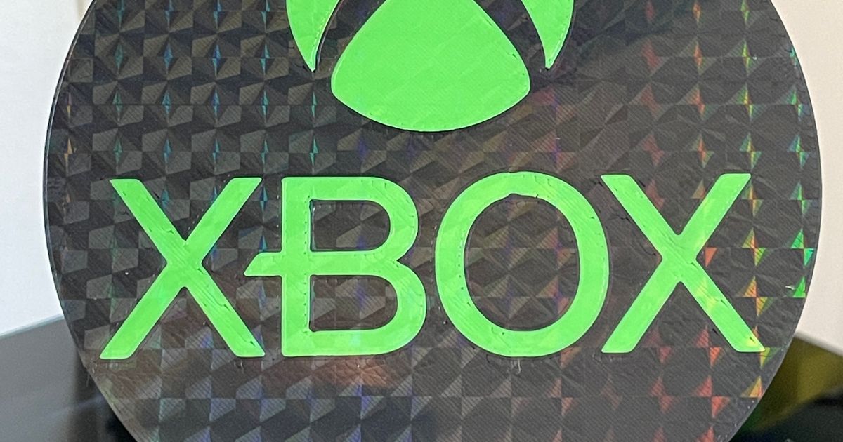 Coaster XBOX LOGO by Ivan_Creation_3D | Download free STL model ...