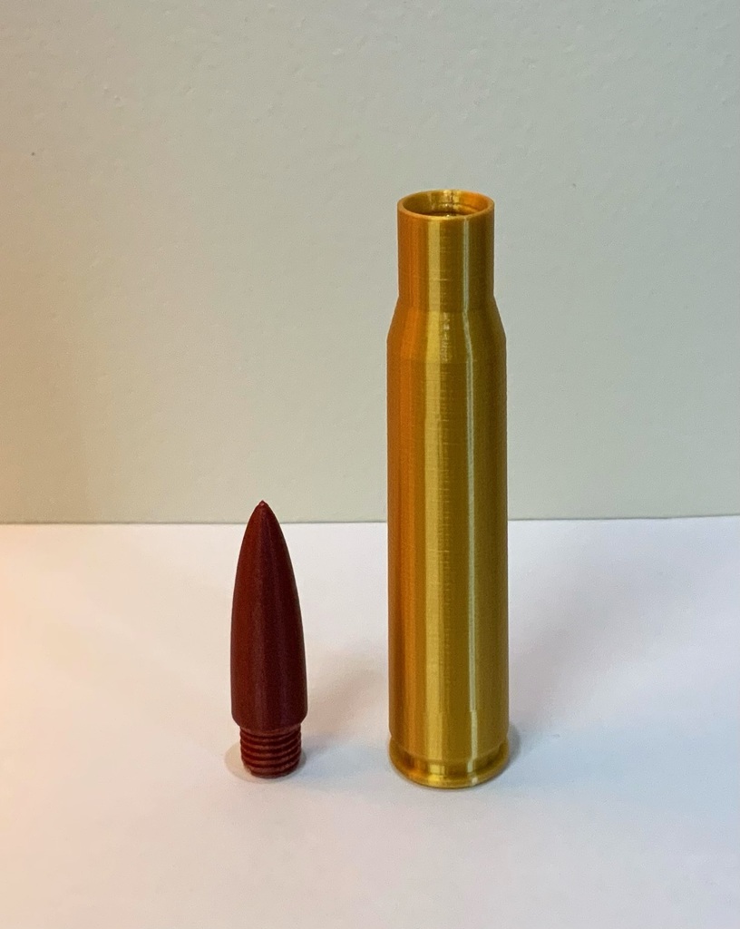 Replica .50 BMG Bullet (Screw Together) by OwenTF | Download free STL ...