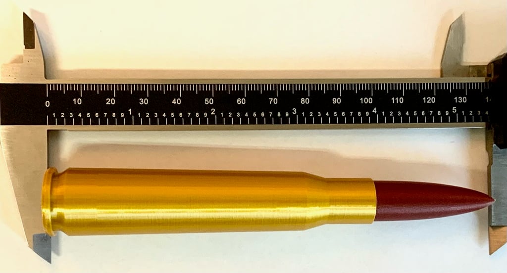 Replica .50 BMG Bullet (Screw Together) by OwenTF | Download free STL ...