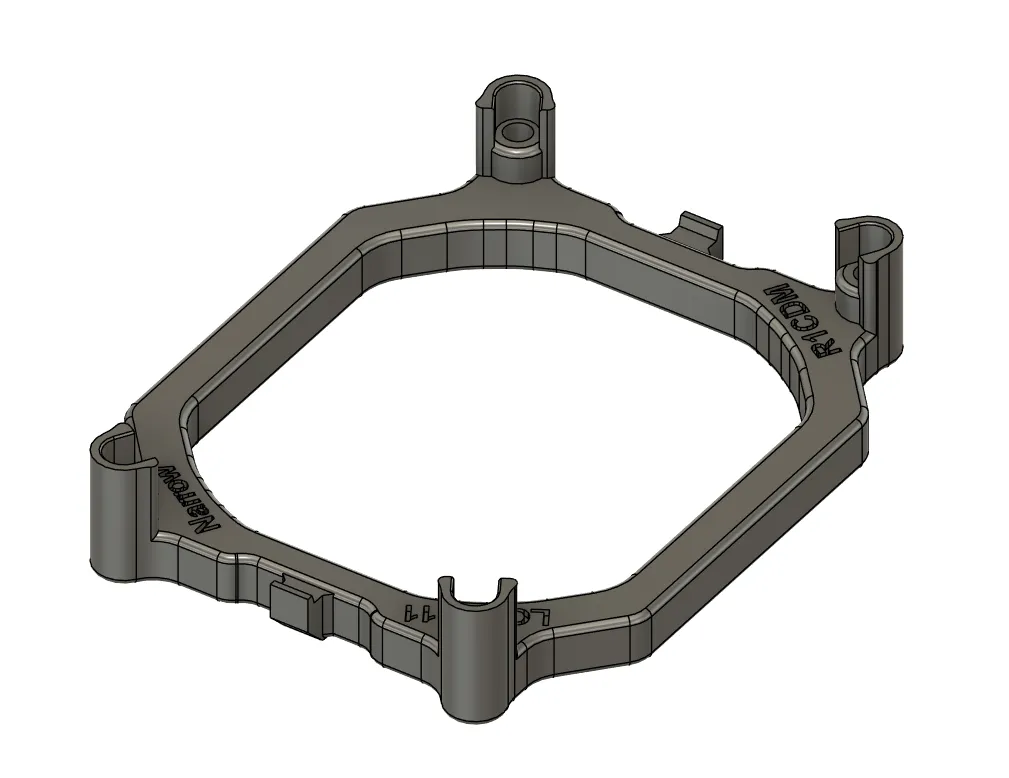 LGA2011 Narrow AM4 bracket by R1CDM | Download free STL model ...