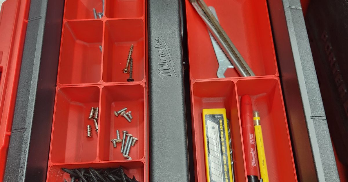 Milwaukee Packout Toolbox Tray Bins/Dividers by Mike S | Download free ...