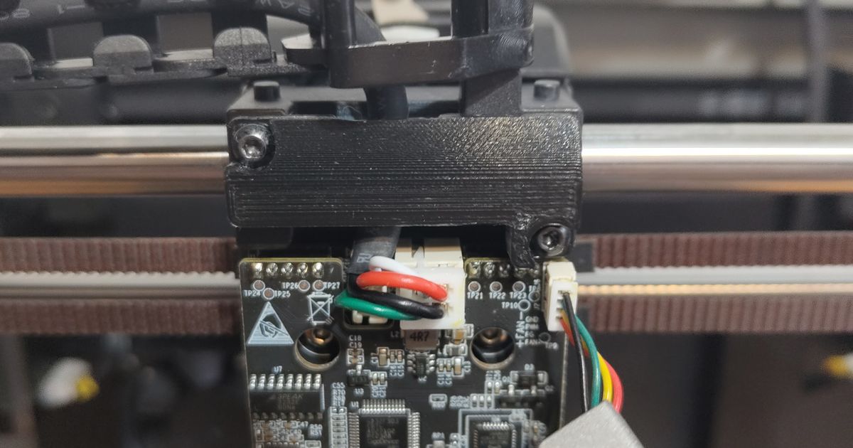 Creality K1 Printhead cable holder for spring loosening by tankist73 ...