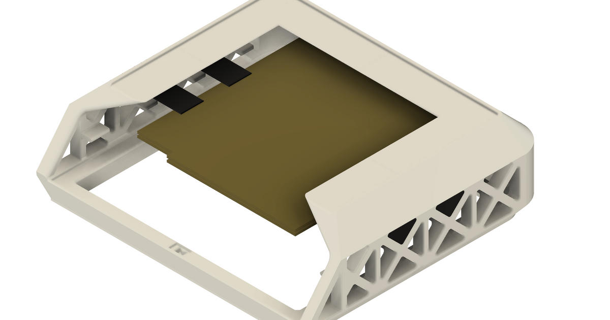 Bambu Riser Build sheet holder Adapter by soulrider911 | Download free ...