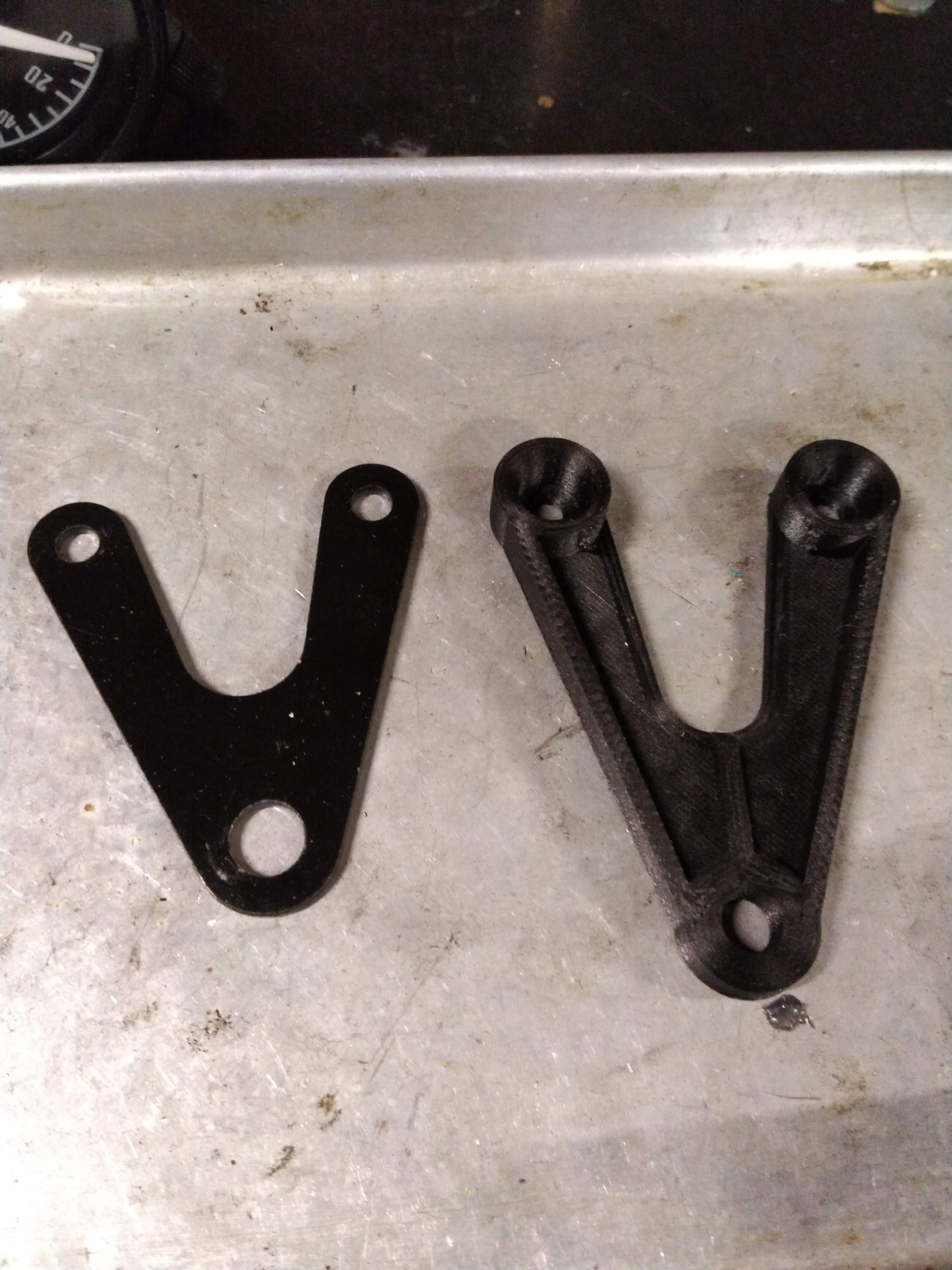 Bracket for motorcycle speedometer by harrisonpatm | Download free STL ...