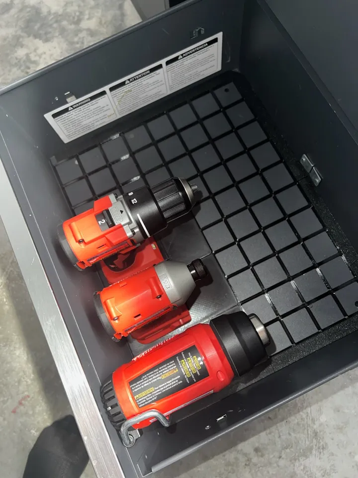 Gridfinity 2x4 Milwaukee M18 Upright Tool Holder by David2376 | Download free STL model ...