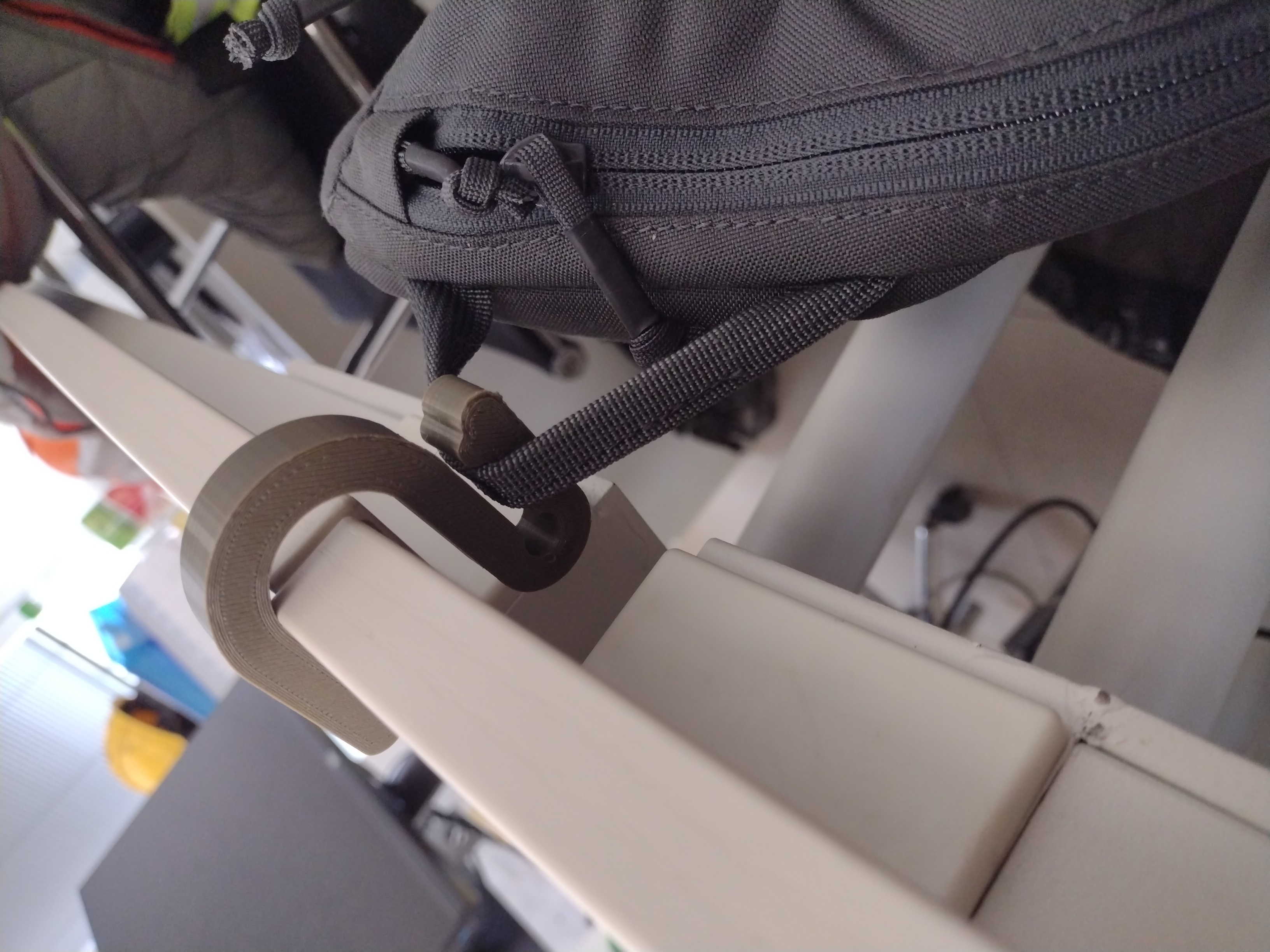 Backpack hook - low profile by Sigmark | Download free STL model ...