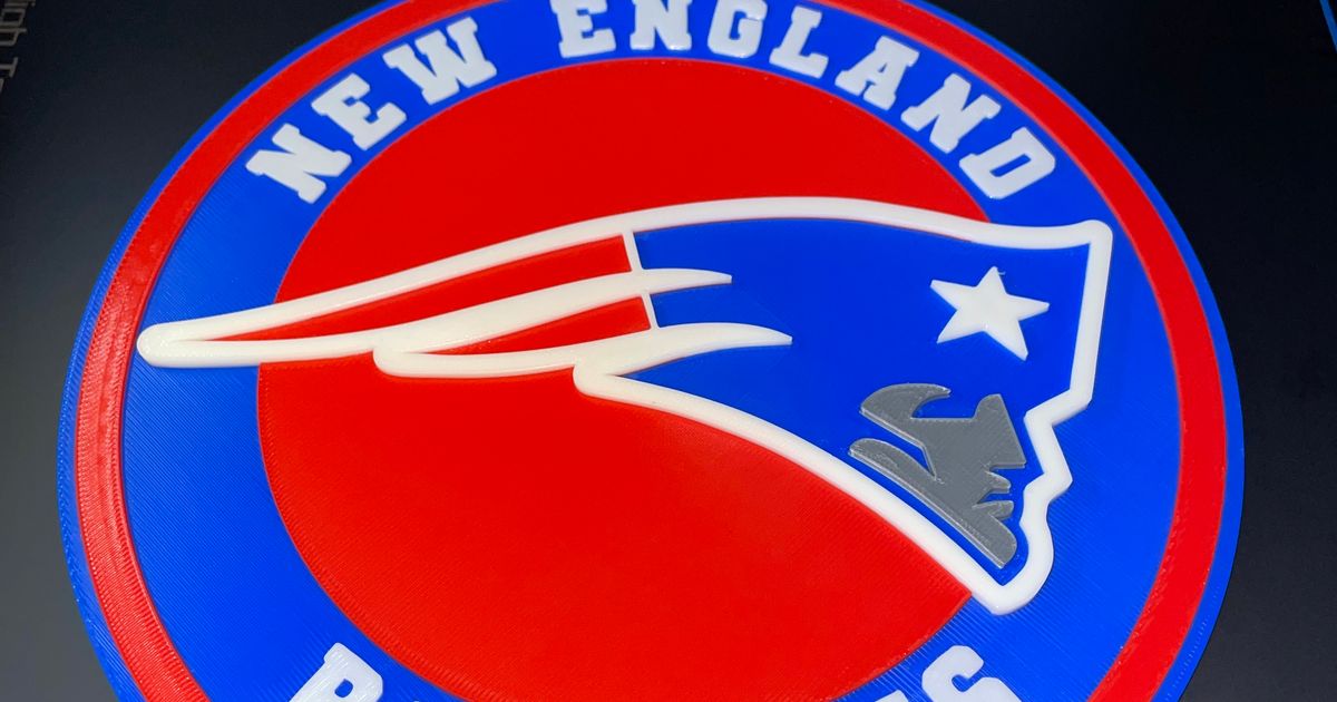 New England Patriots NFL Logo by DerHansen | Download free STL model ...